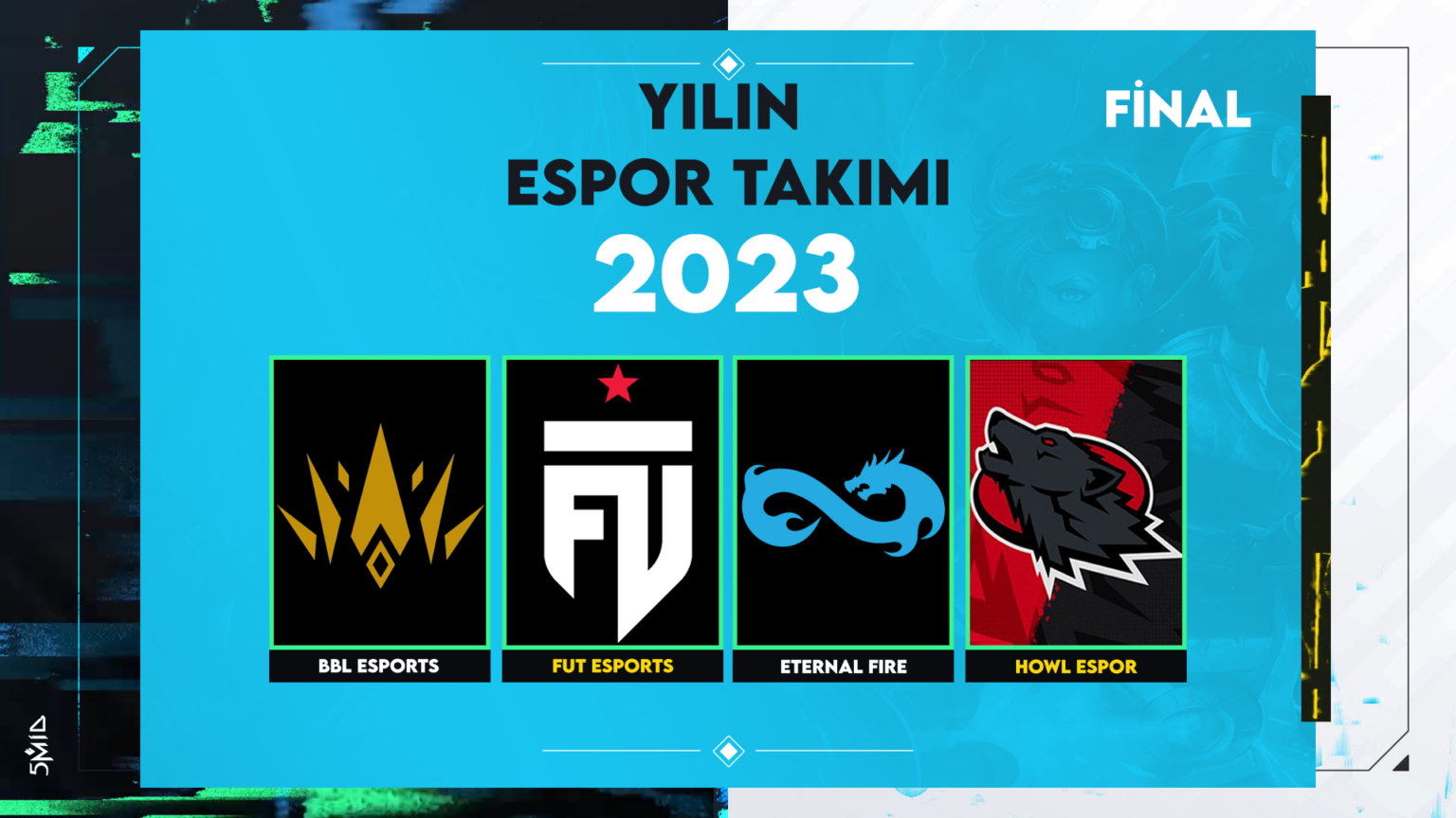 5mid.com 2023 Yılın Enleri Yarışması En İyi Espor Takımı: HOWL Esports ...